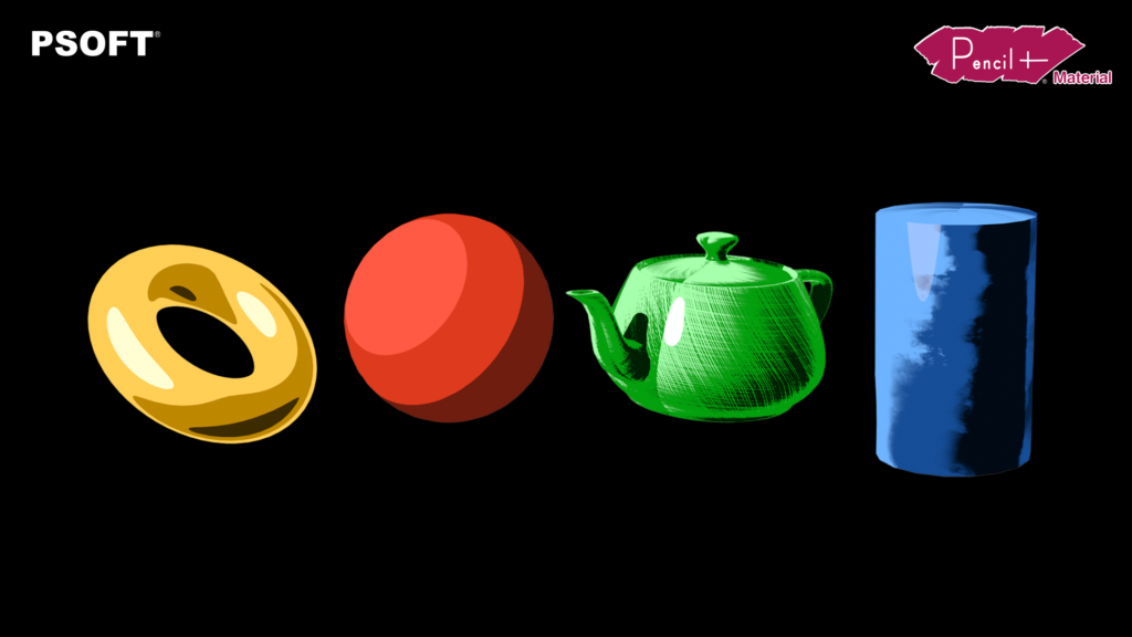 [Industry standard materials in Blender] Starting sales of new product: PSOFT Pencil+ 4 Material ...